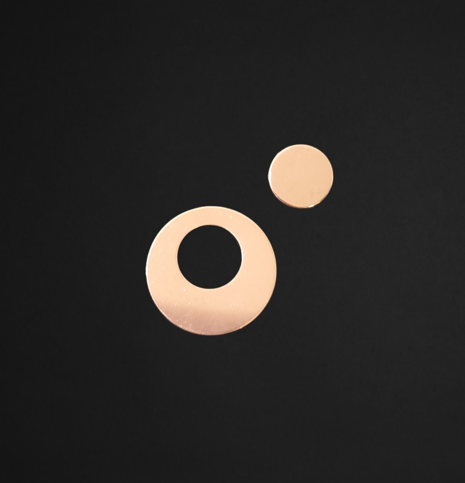H0001 Circle Inside Circle Cutout Shape Metal Blanks – Twisted Turtle ...