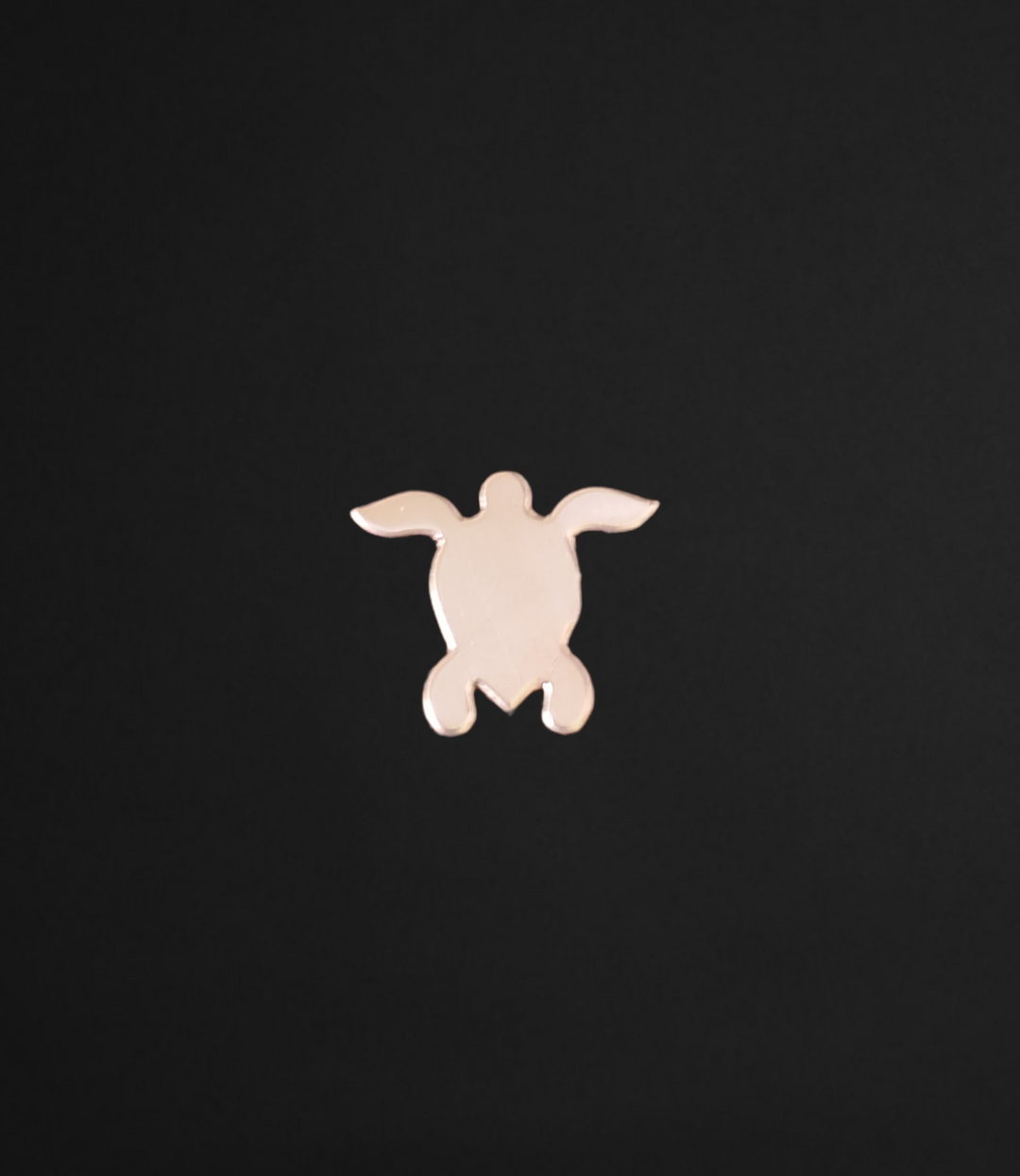 F0211 Turtle Metal Blank – Twisted Turtle Studio
