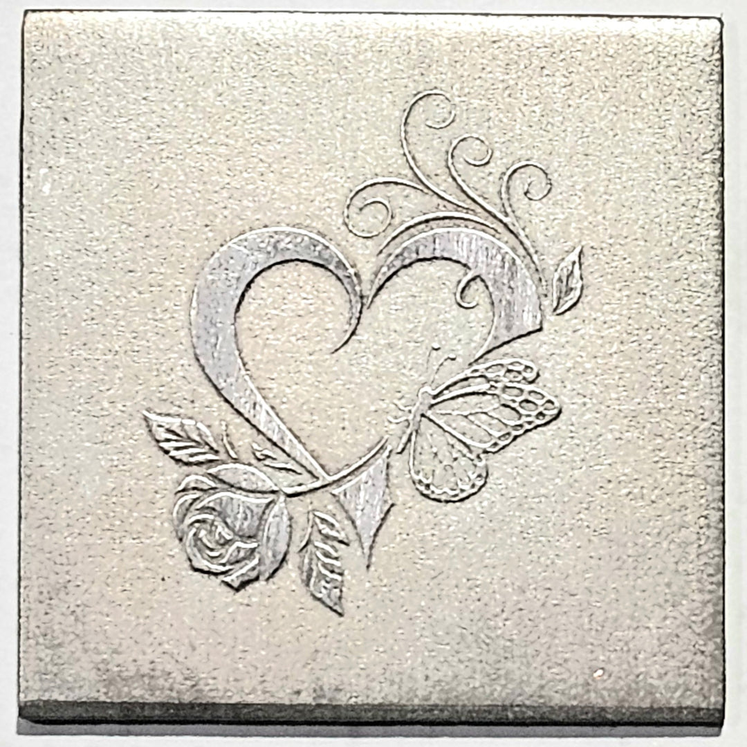 RMP6008-2 Passion in Bloom Rolling Mill Plate – Twisted Turtle Studio